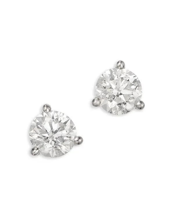 Bloomingdale'S 2.0 Tcw Certified Diamond Stud Earrings - White