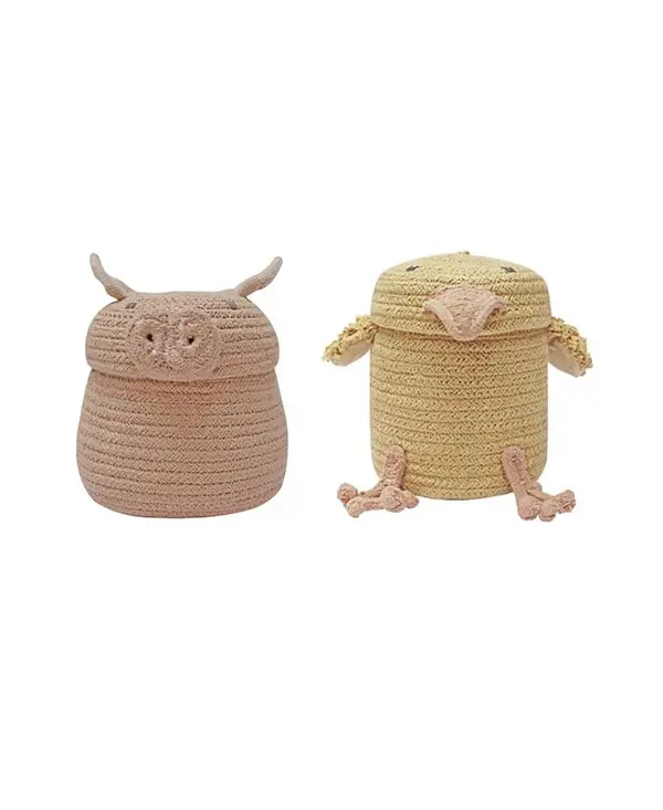 LORENA CANALS Charlie + Peggy Baskets - Sandstone/honey