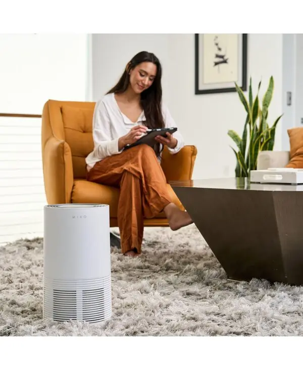 MIKO Smart Air Purifier For Home With Air Quality Sensor