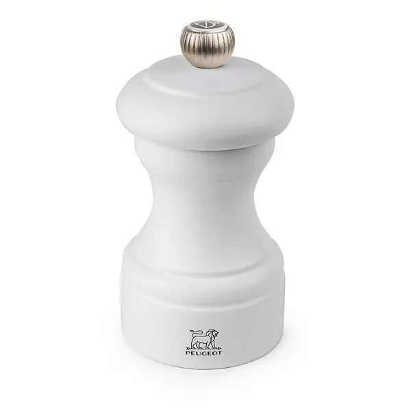 PEUGEOT Bistro Wood Salt Mill, 4 - White