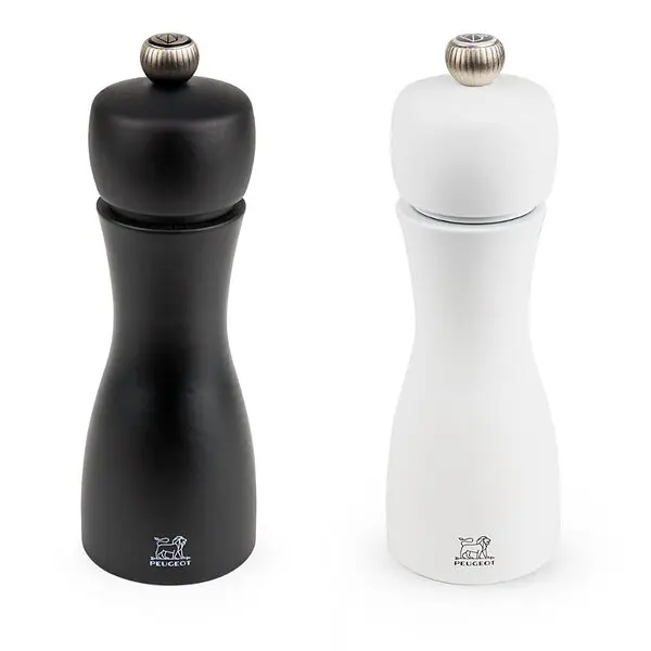 PEUGEOT Tahiti Duos Salt And Pepper Mill Set, 6 - Black