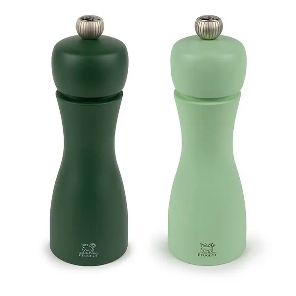 PEUGEOT Tahiti Duos Salt And Pepper Mill Set, 6 - Green