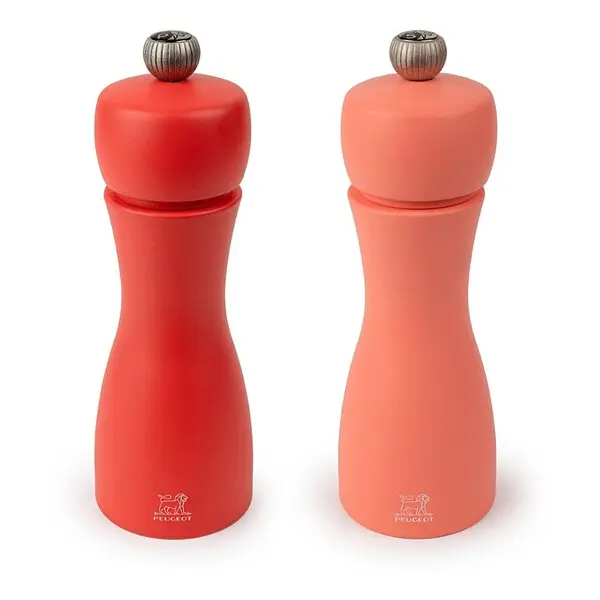 PEUGEOT Tahiti Duos Salt And Pepper Mill Set, 6 - Orange
