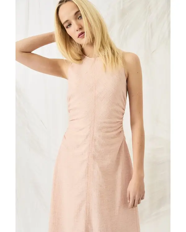 LUXELY Drift Woven Midi Dress