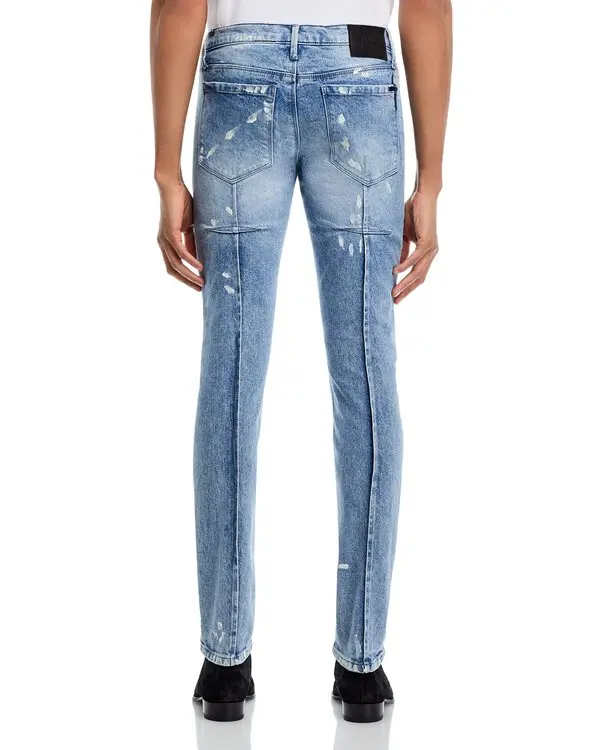 RtA Distressed Skinny Jeans - Medium Blue