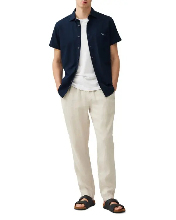 Rodd & Gunn Airtex Short Sleeve Slim Fit Shirt