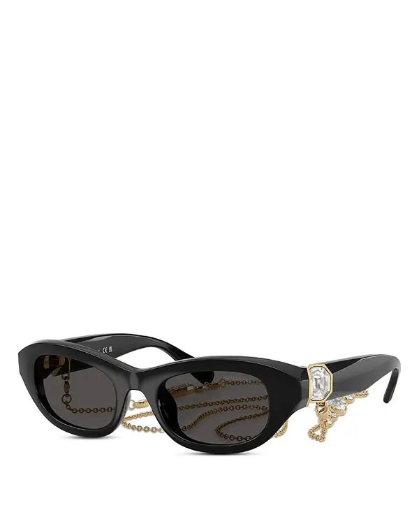 SWAROVSKI Pillow Sunglasses - Black