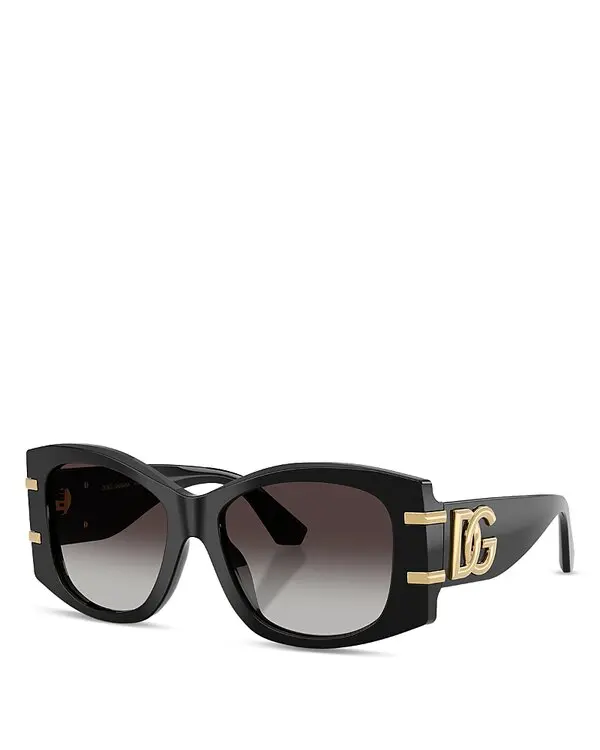 Dolce & Gabbana Butterfly Sunglasses, 54mm - Black