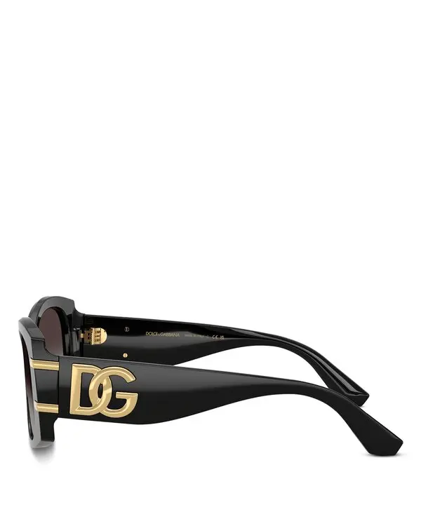 Dolce & Gabbana Butterfly Sunglasses, 54mm - Black