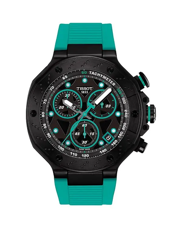 TISSOT T-race Chronograph 45mm - Black/green