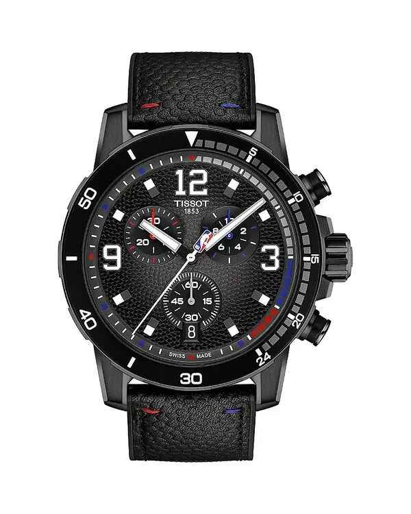 TISSOT Supersport Nba Special Edition Chronograph, 45mm - Black/black