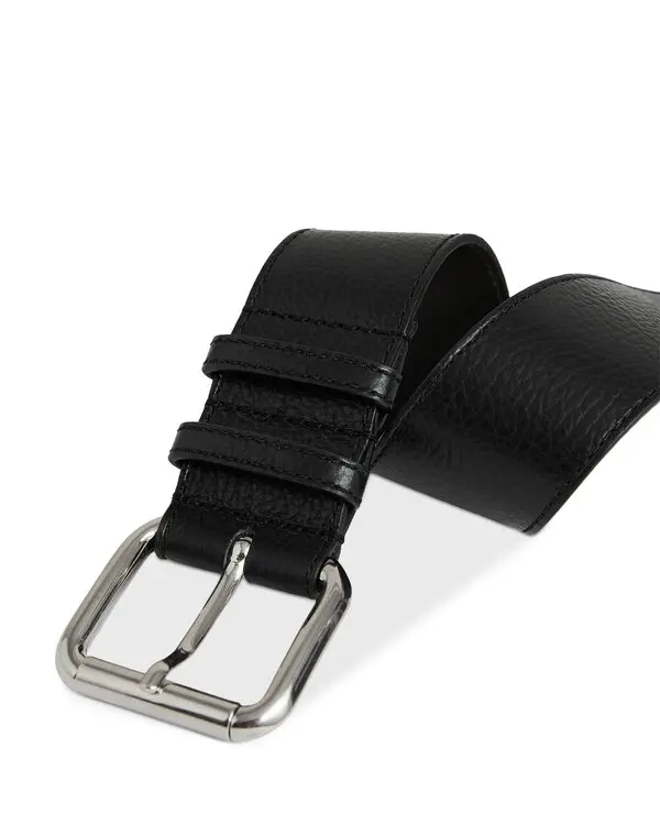 REISS Robyn Roller Buckle Leather Belt