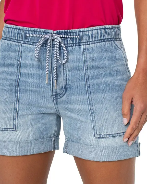 LIVERPOOL Rascal High Rise Utility Jean Shorts