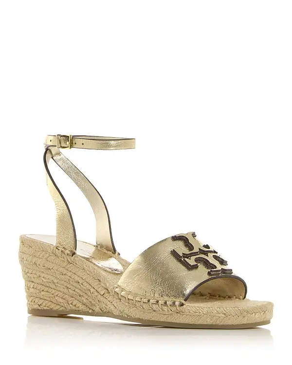 Tory Burch Ines Espadrille Wedge Sandals - Spark Gold