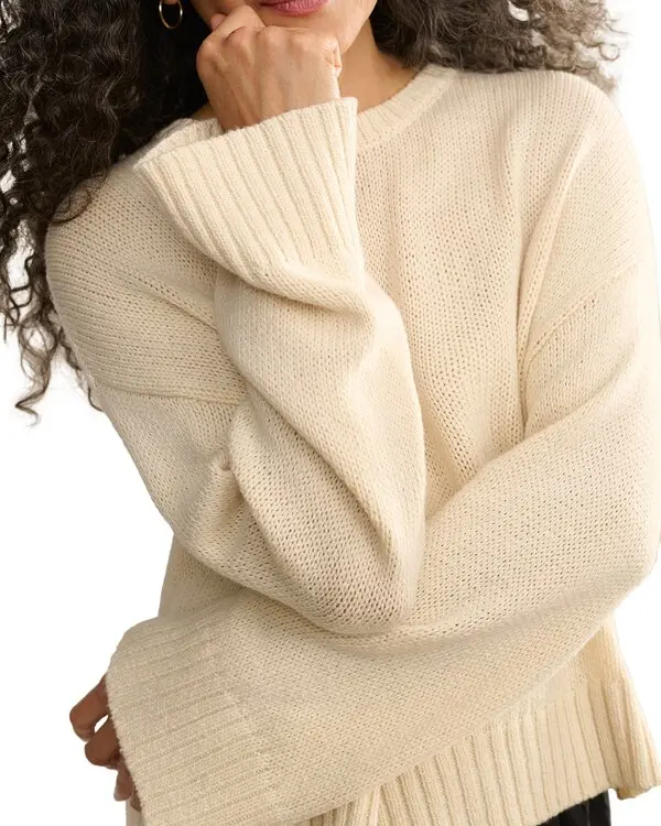 Jenni Kayne Cameron Crewneck Sweater - Cream