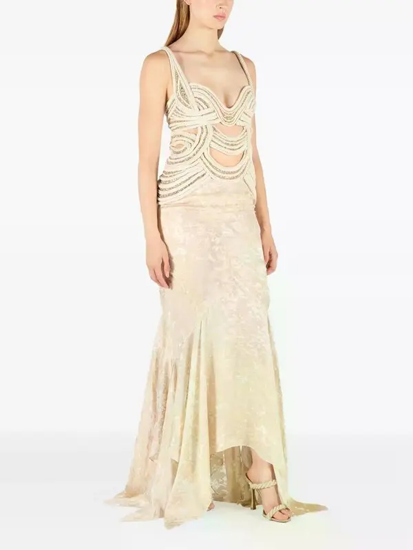 Roberto Cavalli Rope-embellished Dress