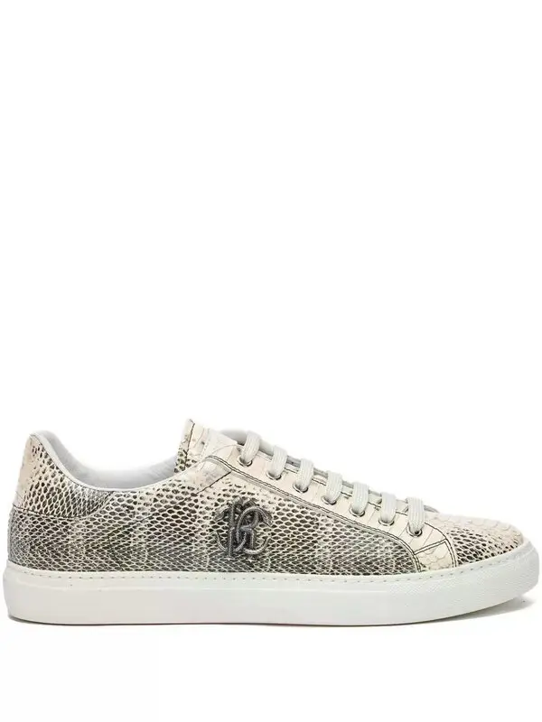 Roberto Cavalli Snake-effect Sneakers