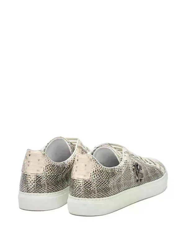 Roberto Cavalli Snake-effect Sneakers