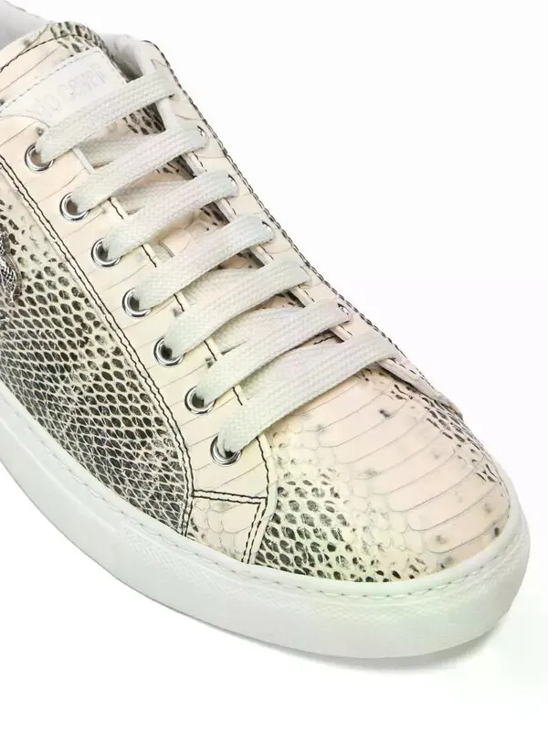 Roberto Cavalli Snake-effect Sneakers