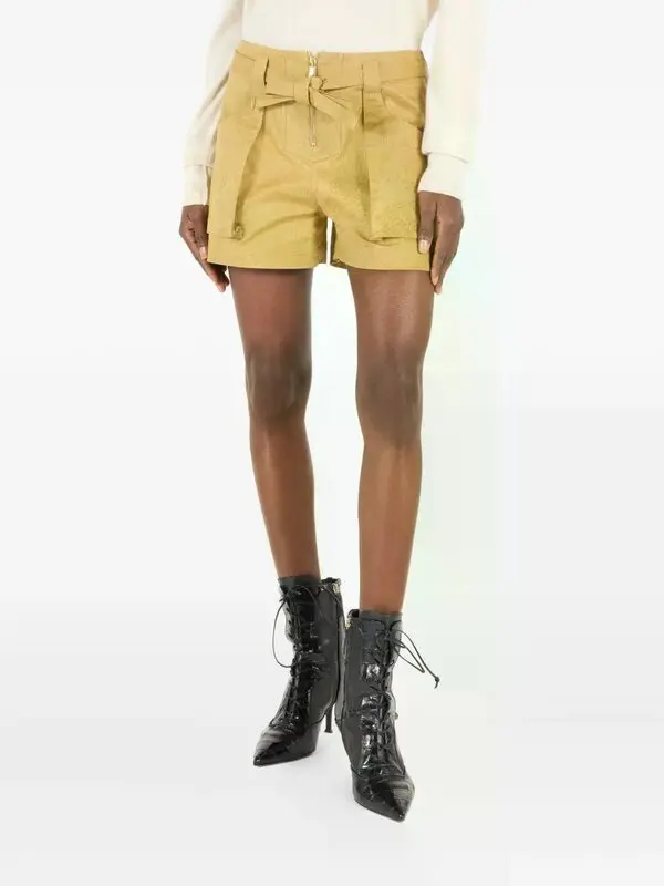 Roberto Cavalli Belted Shorts
