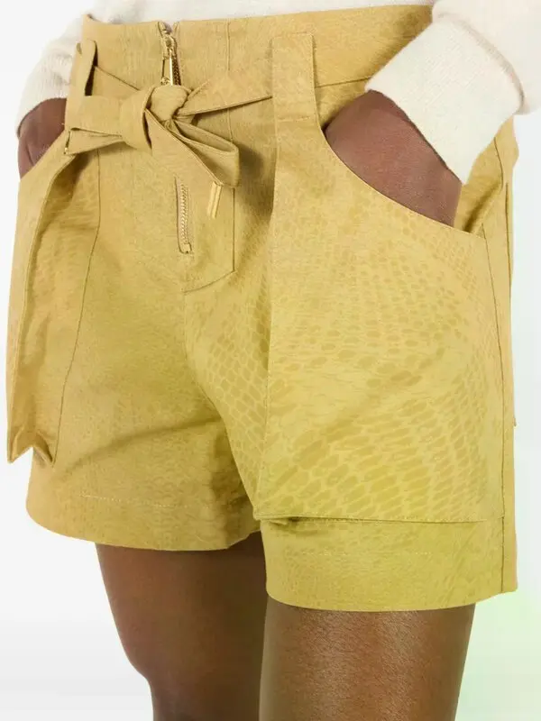 Roberto Cavalli Belted Shorts