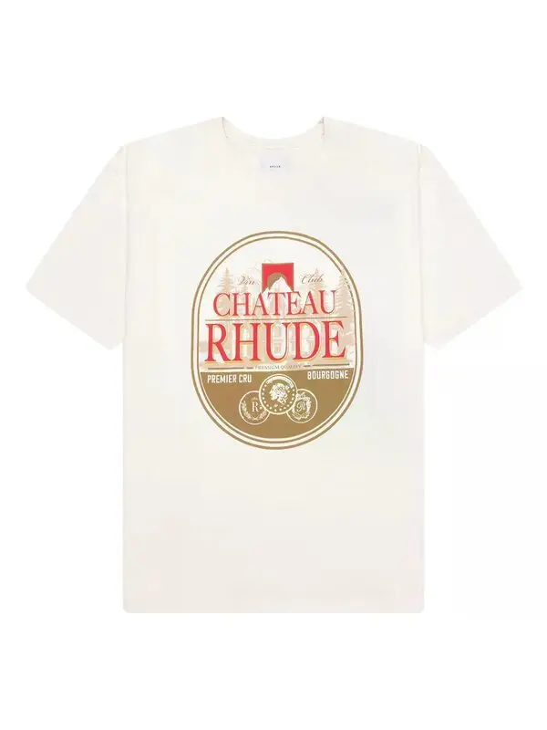 Rhude Premier Cru Tee Vintage - White