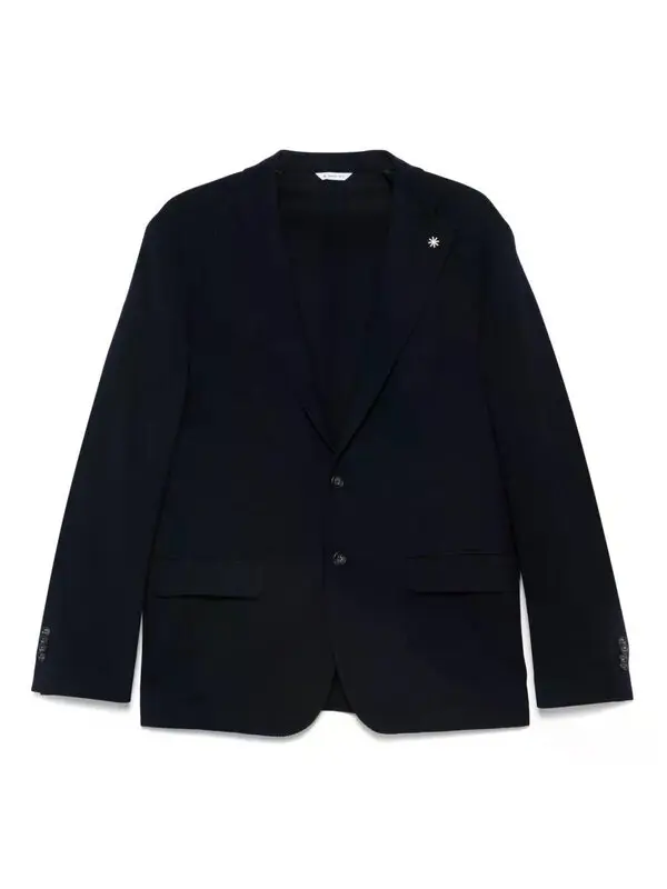 MANUEL RITZ Brooch-detail Blazer