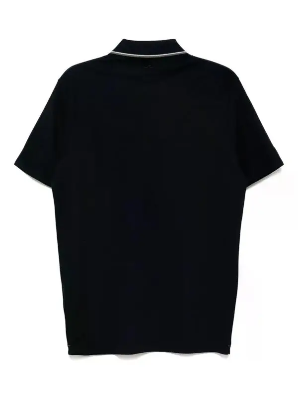Paul & Shark Contrasting Details Polo Shirt - Blue