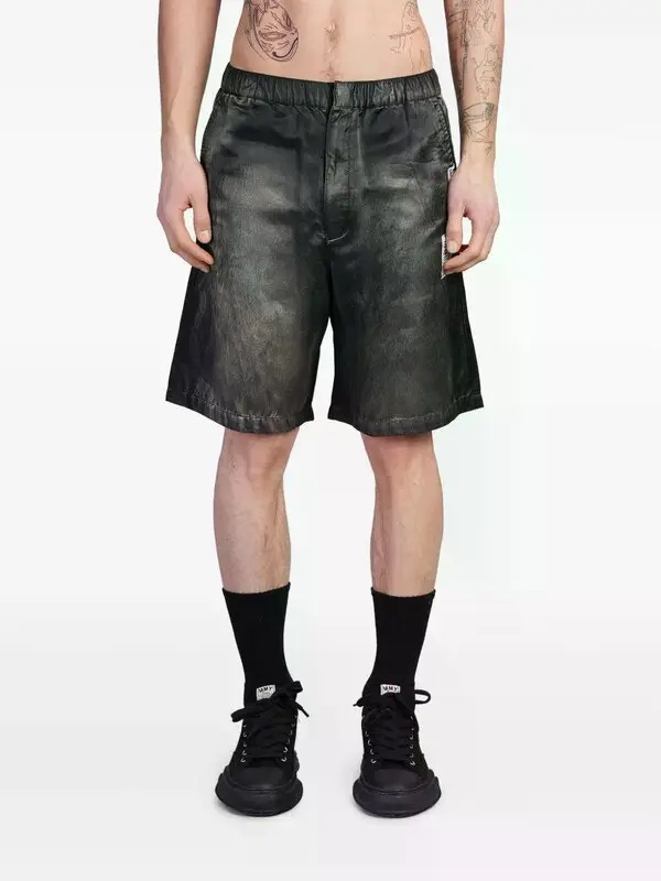 Mihara Yasuhiro Distressed Knee-length Shorts