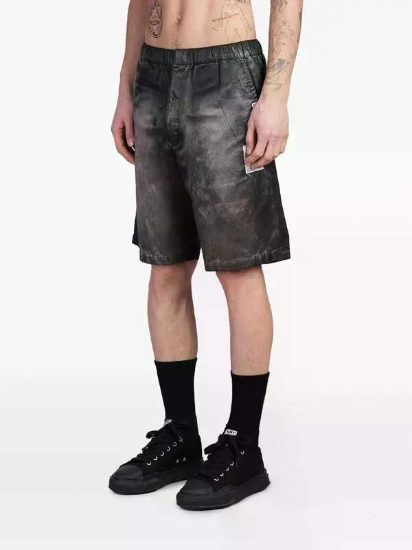 Mihara Yasuhiro Distressed Knee-length Shorts