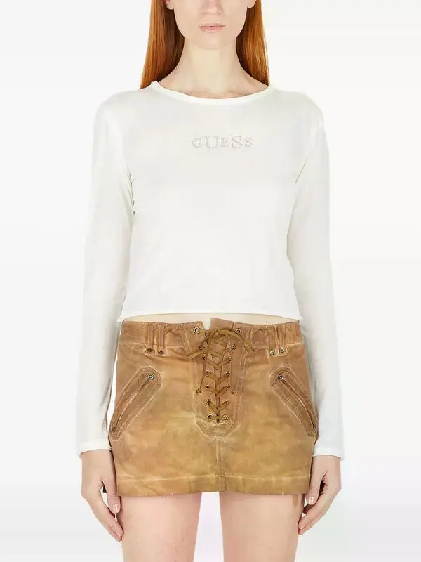 Guess Logo Appliqué T-shirt
