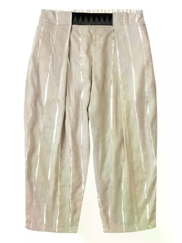 Kapital Stripe Trousers - Neutrals