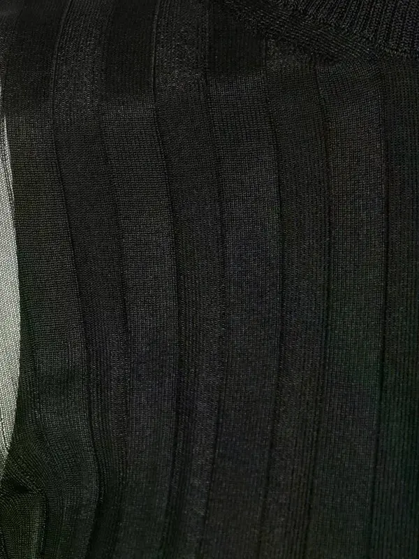 Sportmax Pleated Long-sleeve Top - Black