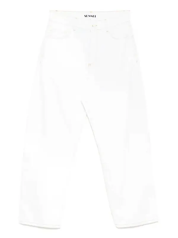 Sunnei Tapered Jeans - White