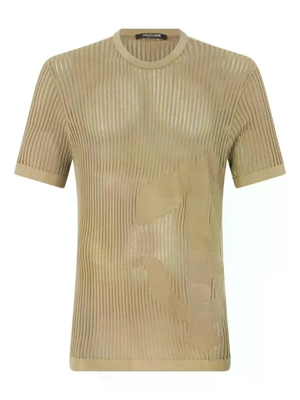 Roberto Cavalli Ribbed T-shirt