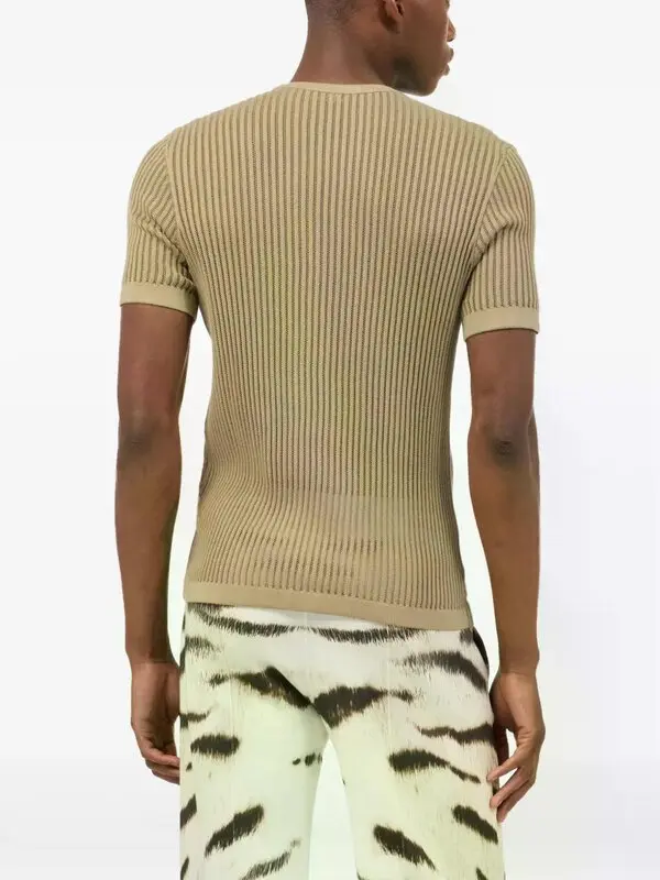 Roberto Cavalli Ribbed T-shirt