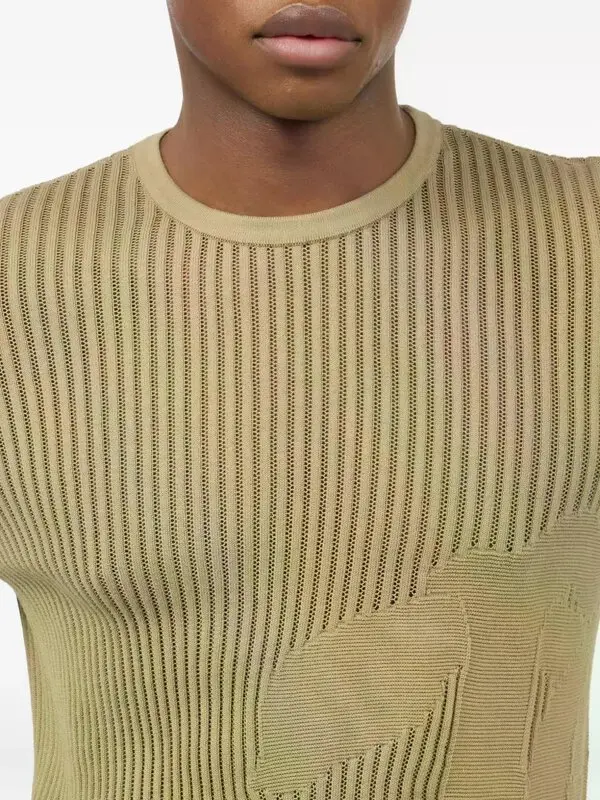 Roberto Cavalli Ribbed T-shirt
