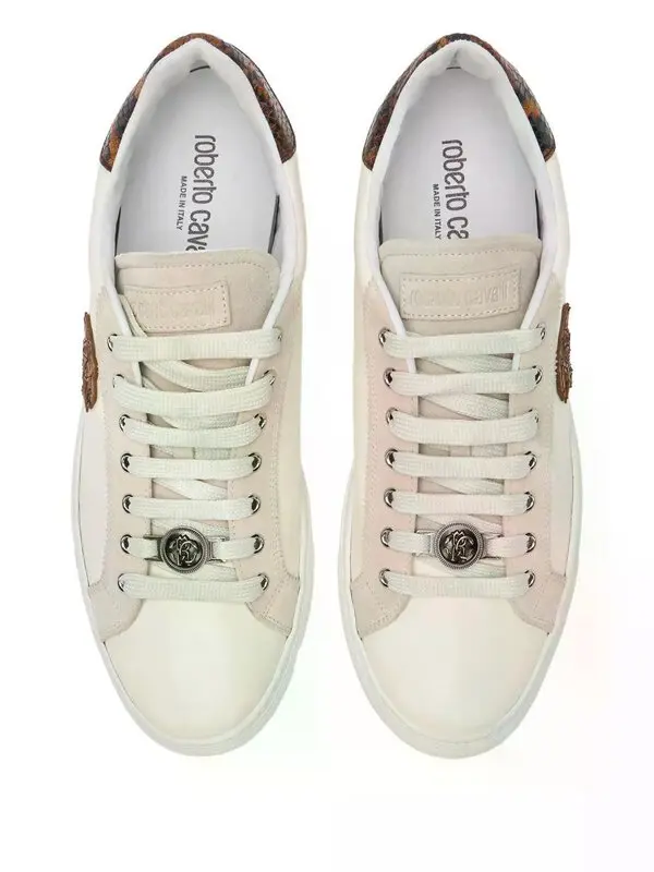 Roberto Cavalli Embroidered-logo Sneakers