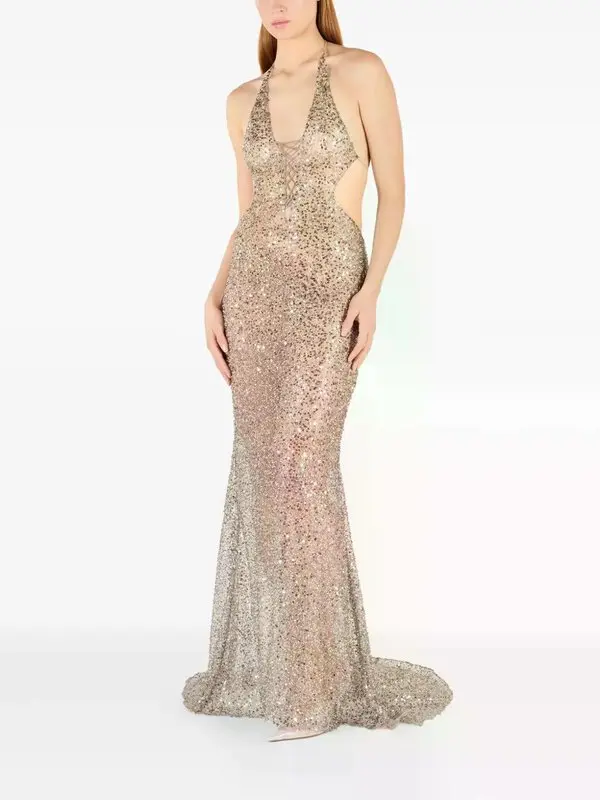 Roberto Cavalli Sequin-embellished Dress
