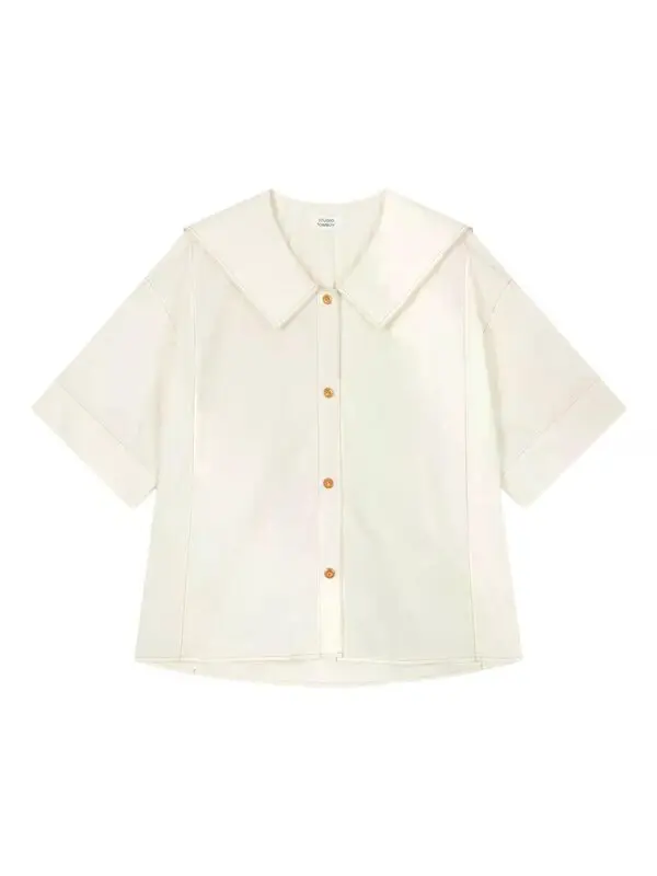 STUDIO TOMBOY Collared Button-up Shirt