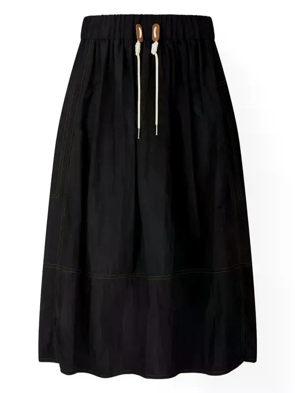STUDIO TOMBOY Drawstring-waist Midi Skirt