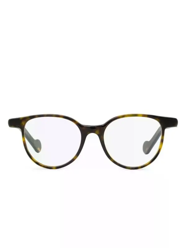 Moncler Oval-frame Glasses - Brown