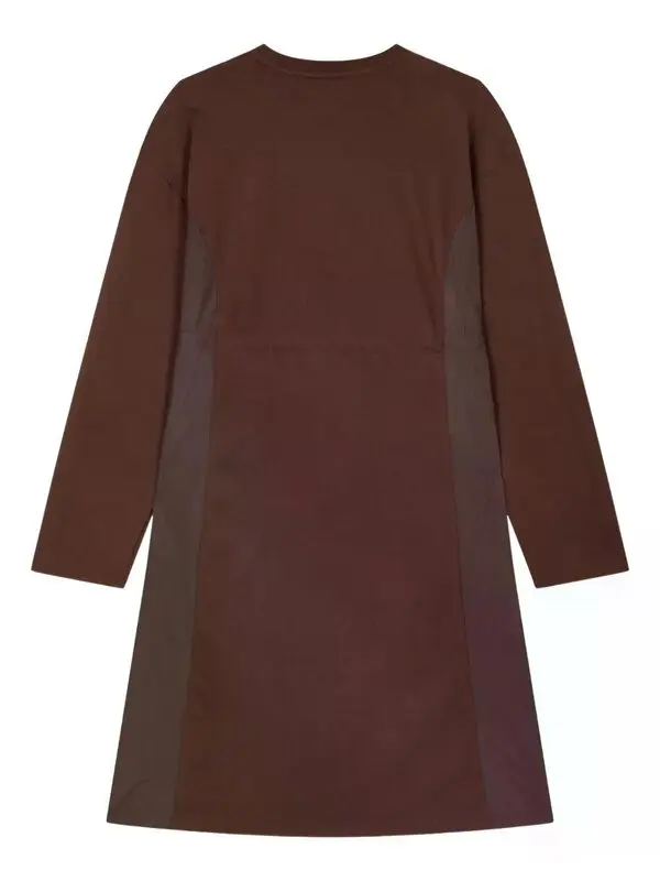 STUDIO TOMBOY Panelled Long-sleeve Dress - Red