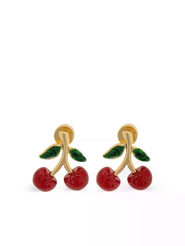 COACH Cherry Stud Earrings - Gold