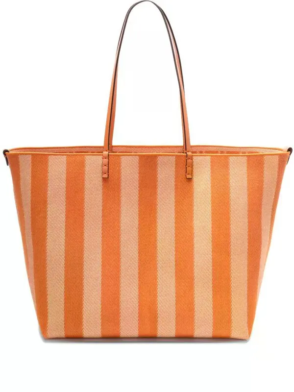 Fendi Large Striped Tote Bag