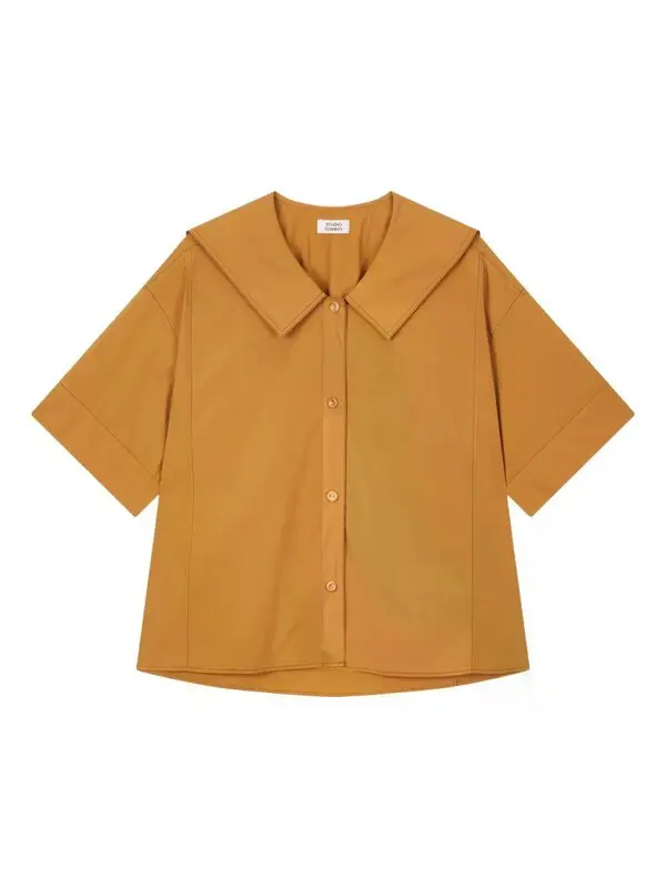 STUDIO TOMBOY Collared Oversized Shirt