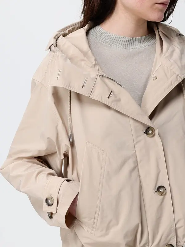 Woolrich Hooded Polyester Parka - Beige