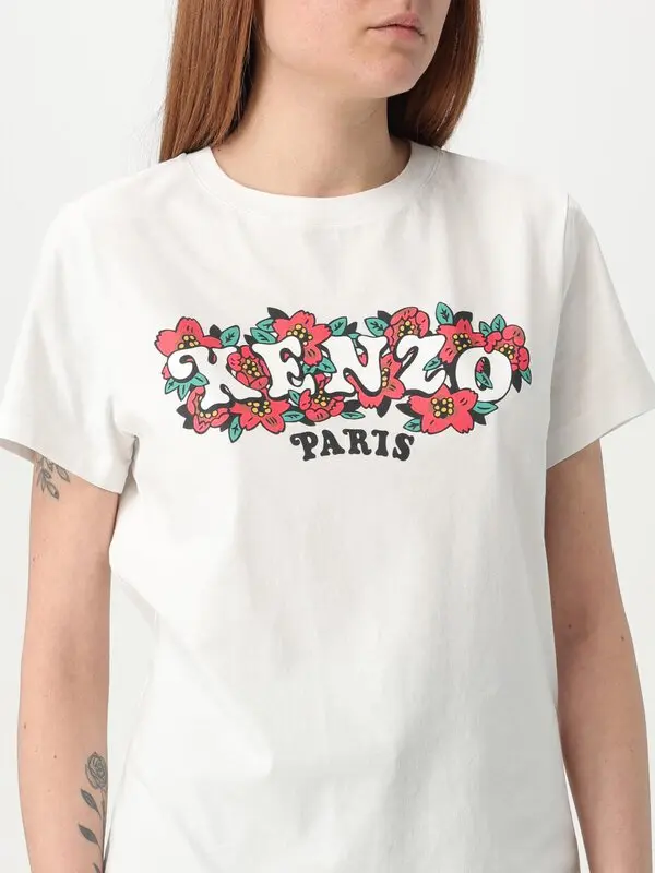 Kenzo Floral Logo T-shirt