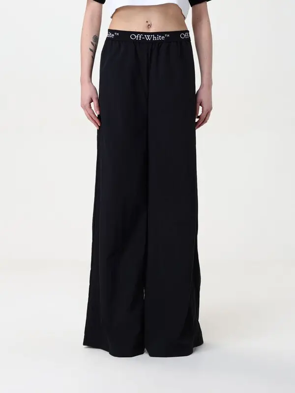 Off-White Wide Leg Pants
