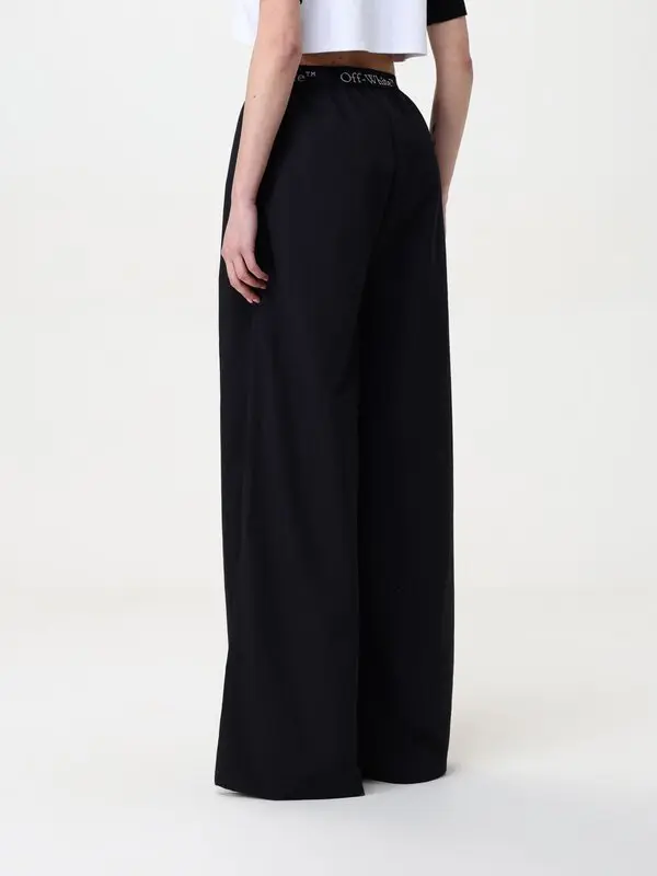 Off-White Wide Leg Pants